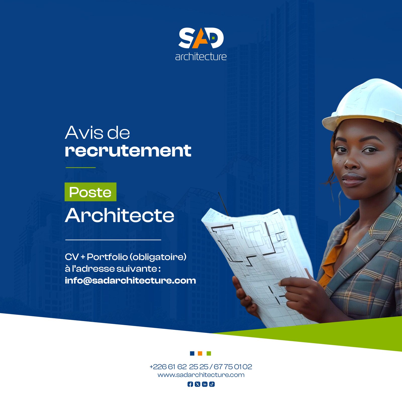 SAD Architecture est à la recherche d’un(e) architecte – SAD Architecture